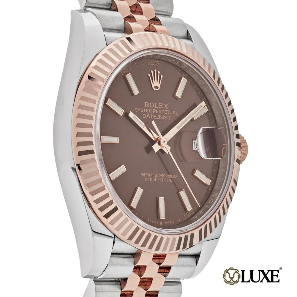 Rolex Datejust Brown Jubilee – OLUXE